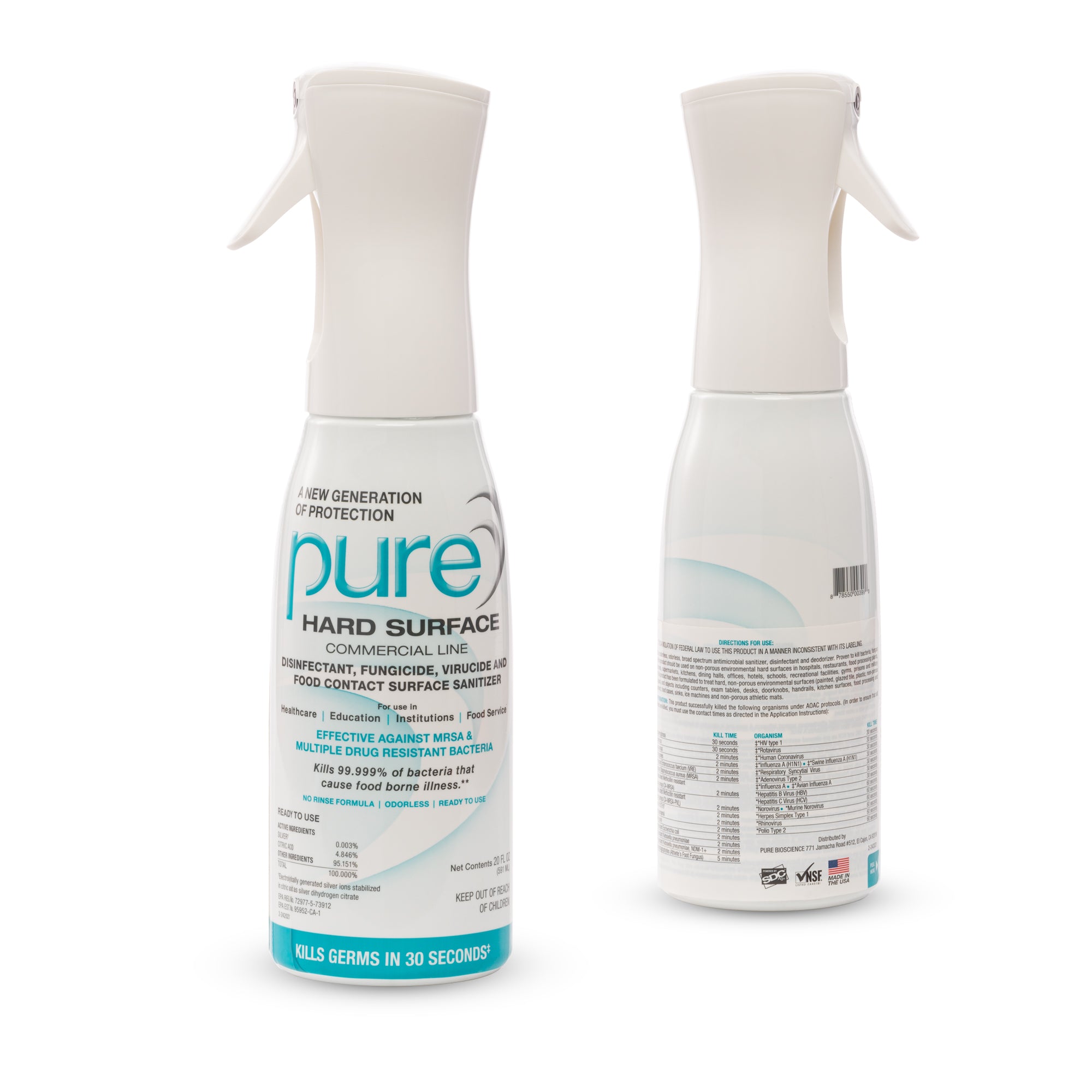 PURE® Hard Surface Sanitizers and Disinfectants – Bonsai