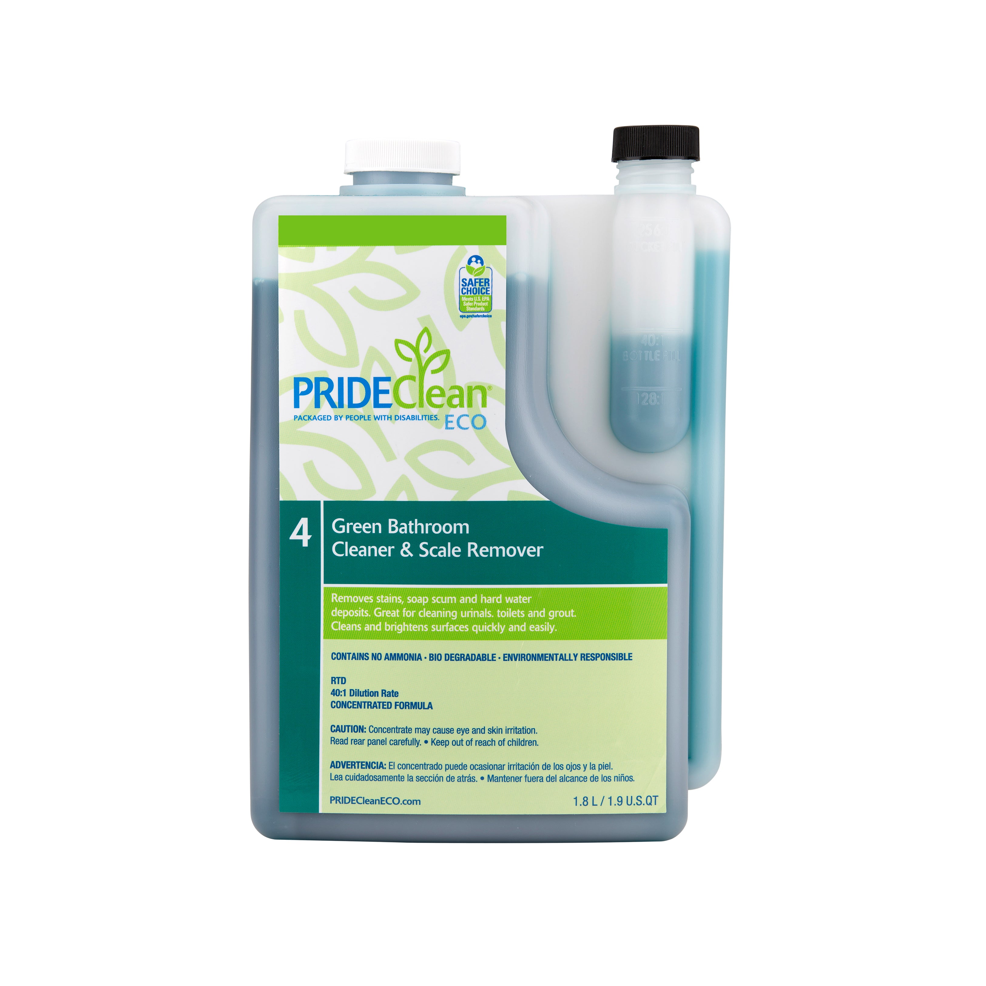 PRIDEClean - Bathroom Cleaner & Scale remover Concentrate - Bonsai