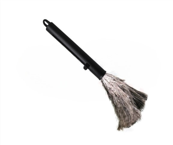 16" Gray Feather Duster with Retractable Handle (pack of 12) - Bonsai